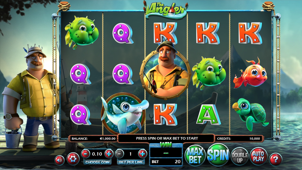 3D Slot Game Review on The Angler